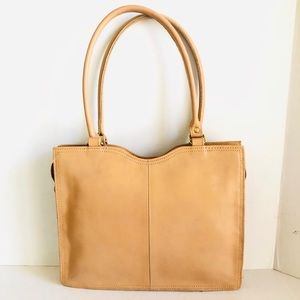 Contessa | Bags | Vintage Contessa Natural Leather Tote | Poshmark
